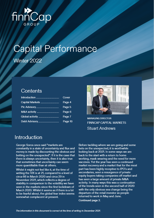 Capital Review: Winter 2022 - Cavendish