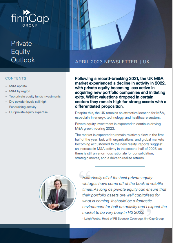 Private Equity Outlook April 2023 - Cavendish